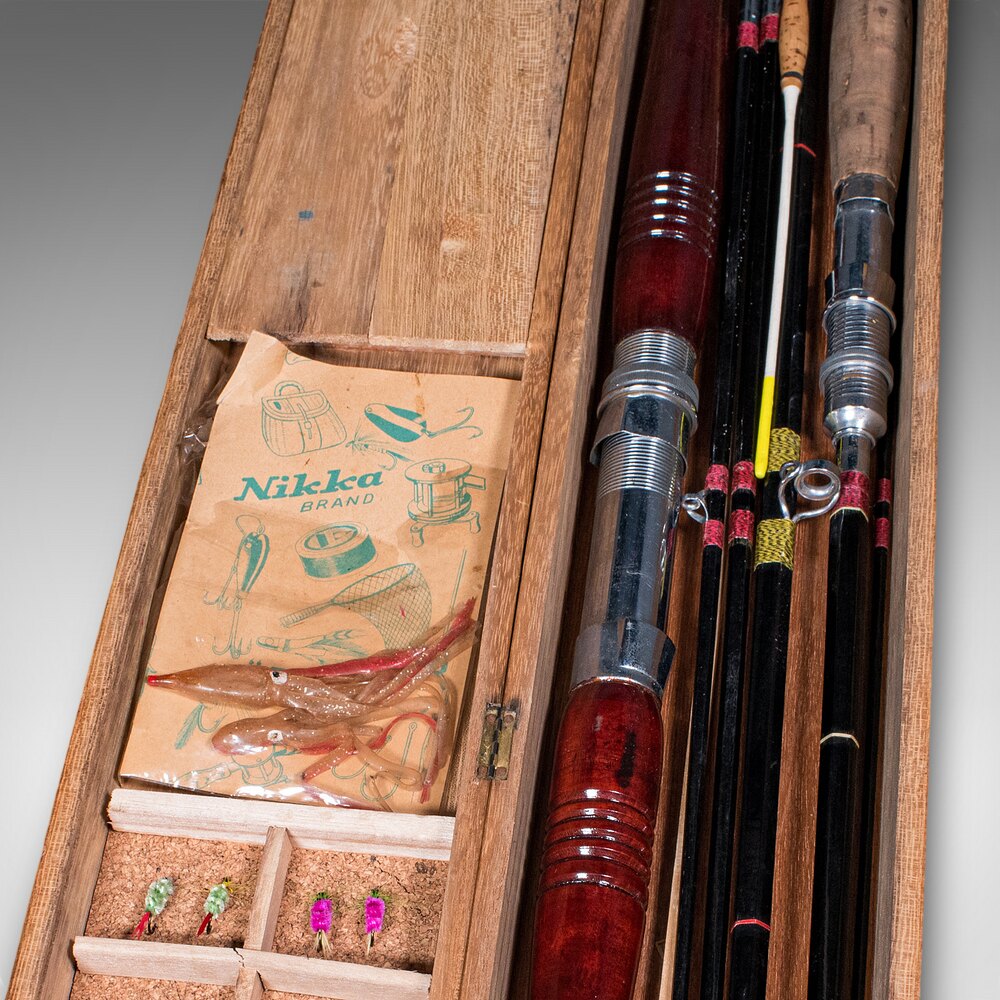 Antiques Atlas - Vintage Cased Fishing Rod Set, Japanese, Cased ...