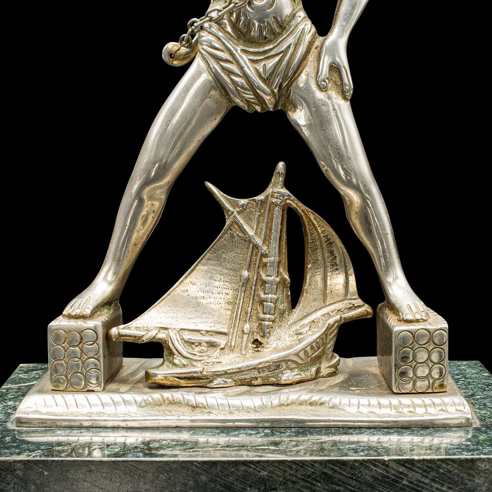 Antiques Atlas - Vintage Colossus Of Rhodes Statue, Greek as272a8118 ...