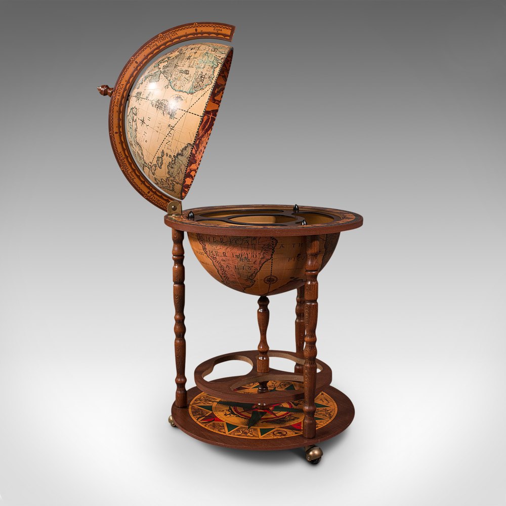 Antiques Atlas - Vintage Decorative Cocktail Globe, Continental ...