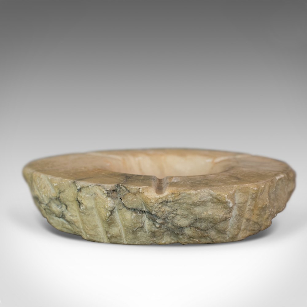 Antiques Atlas - Vintage Decorative Dish, Large, English, Alabaster ...