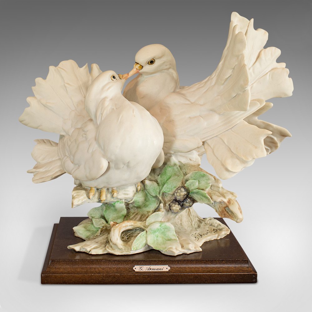 Antiques Atlas - Vintage Decorative Ornament, Italian, Doves as272a4256 ...