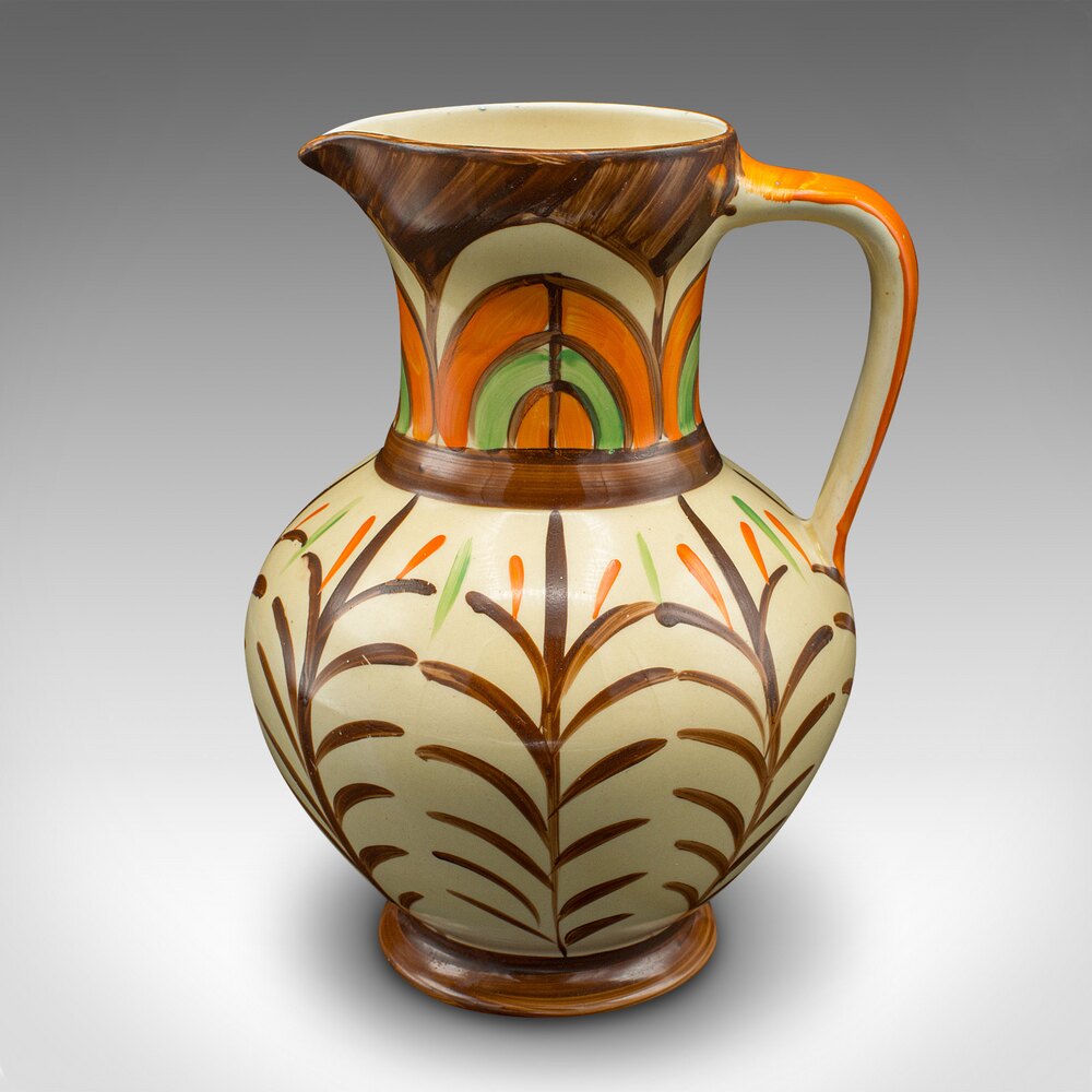 Antiques Atlas - Vintage Decorative Pouring Jug, English, Ceramic ...