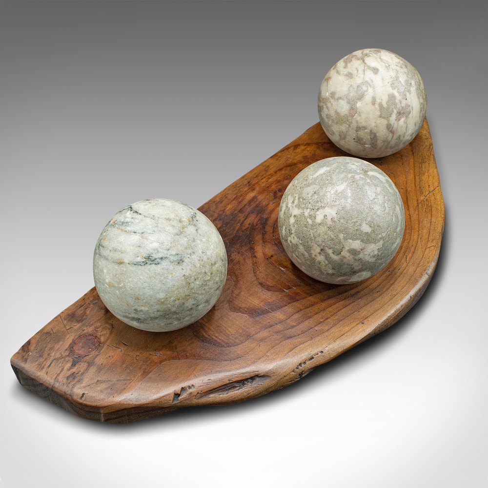 Antiques Atlas - Vintage Decorative Sphere Display, Cedar, Italian