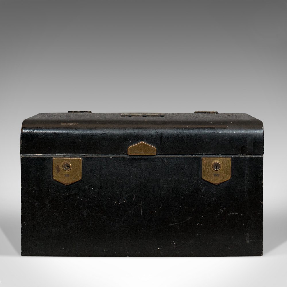 Antiques Atlas - Vintage Deed Box, English, Art Deco, Iron as272a4017 ...