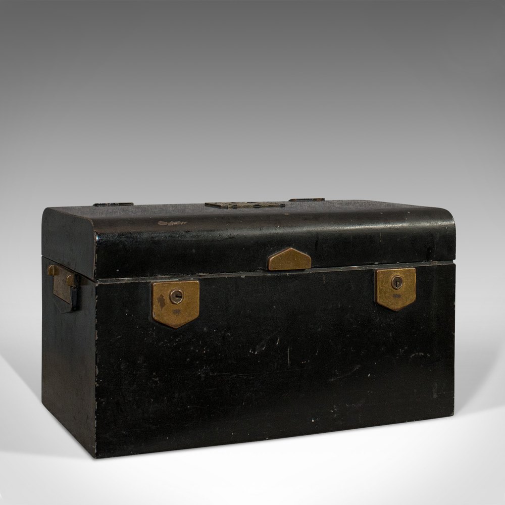 Antiques Atlas - Vintage Deed Box, English, Art Deco, Iron as272a4017 ...