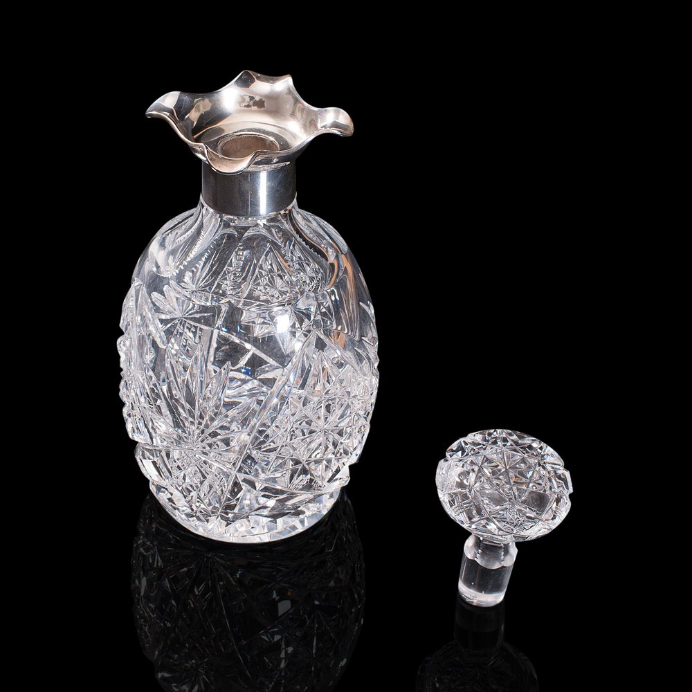Antiques Atlas - Vintage Drinks Decanter, German, Cut Glass, C.1970