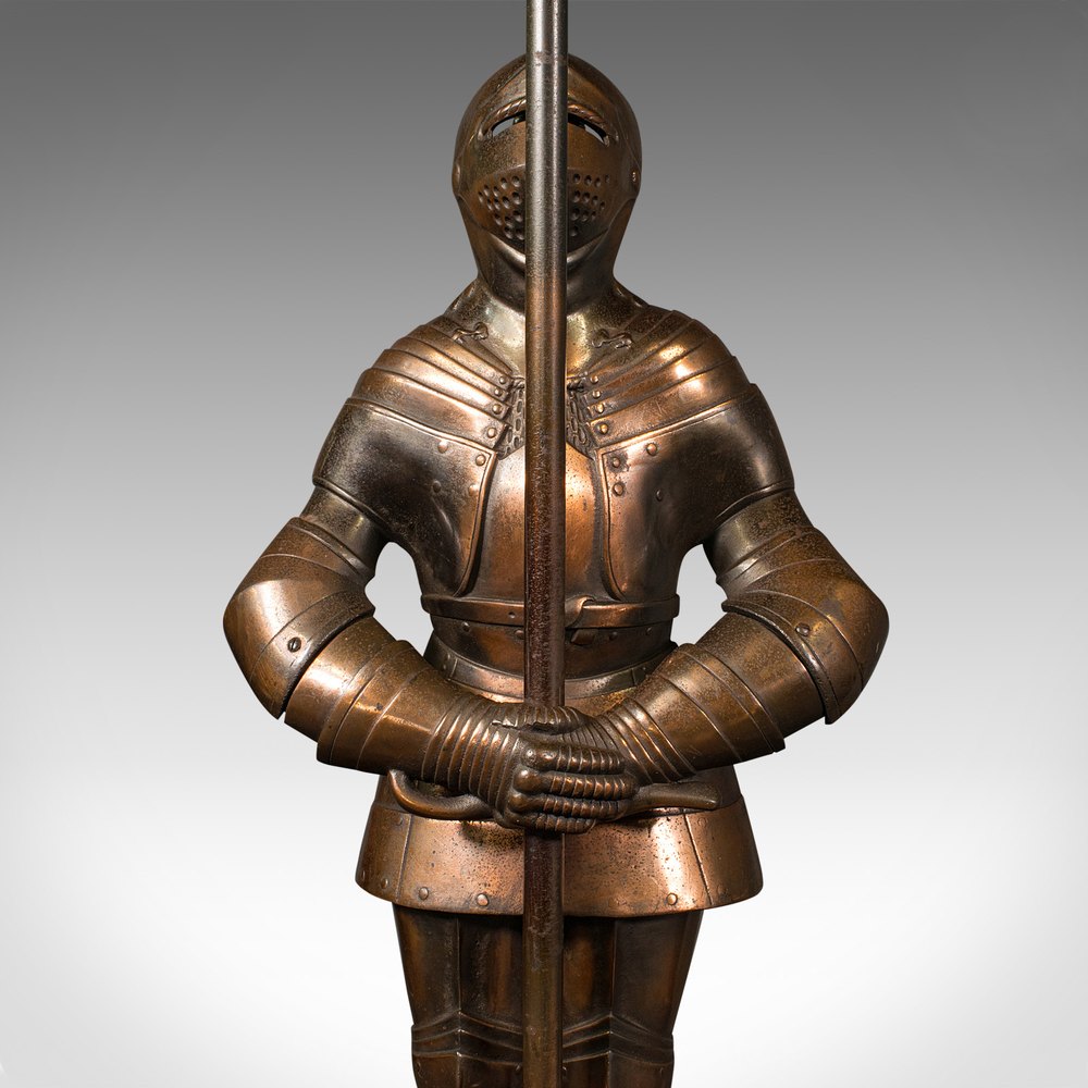 Antiques Atlas - Vintage Fireside Knight Companion, English, Bronze ...