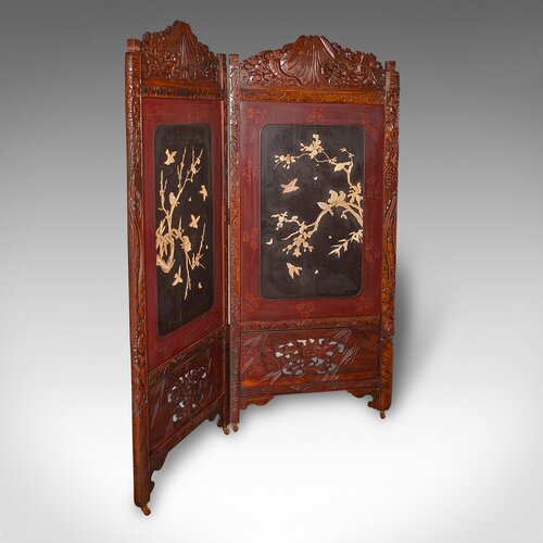 Antiques Atlas - Vintage Japanese Two-Panel Privacy Screen Art Deco ...