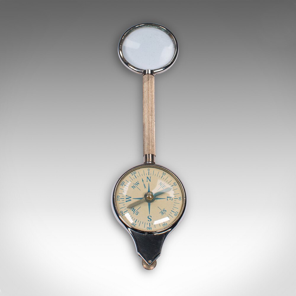 Antiques Atlas - Vintage Map Measure, German, Compass, Magnifier ...