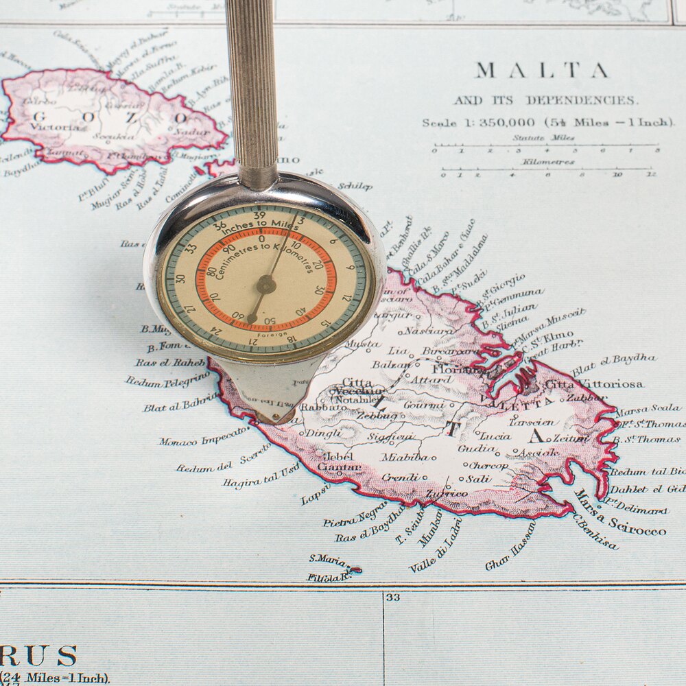 Antiques Atlas - Vintage Map Measure, German, Compass, Magnifier ...