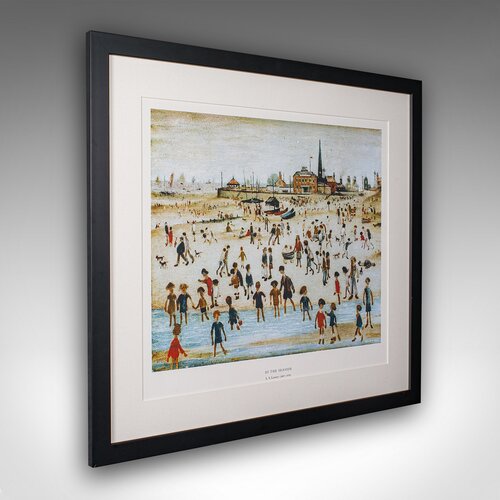 Antiques Atlas - Vintage Print, At The Seaside, LS Lowry, English ...