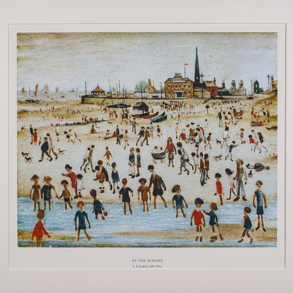 Antiques Atlas - Vintage Print, At The Seaside, LS Lowry, English ...