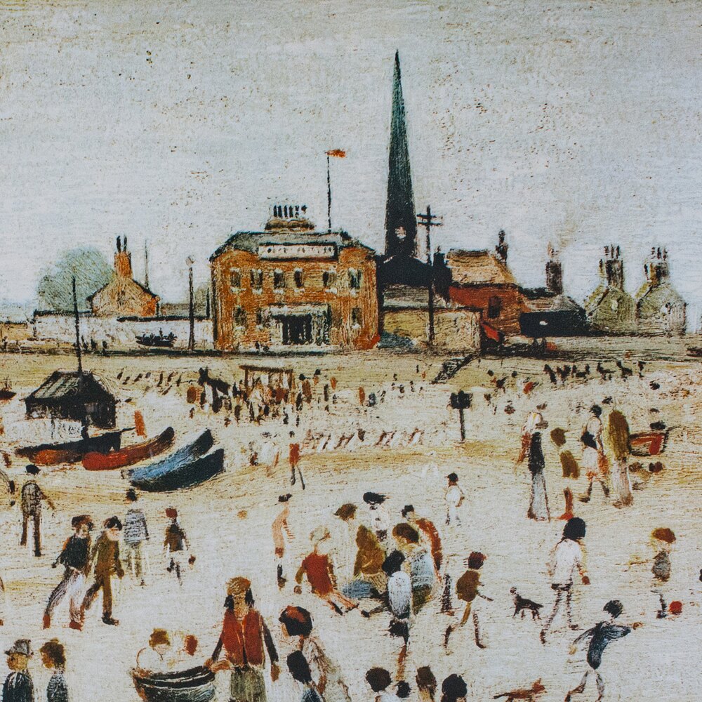 Antiques Atlas - Vintage Print, At The Seaside, LS Lowry, English ...