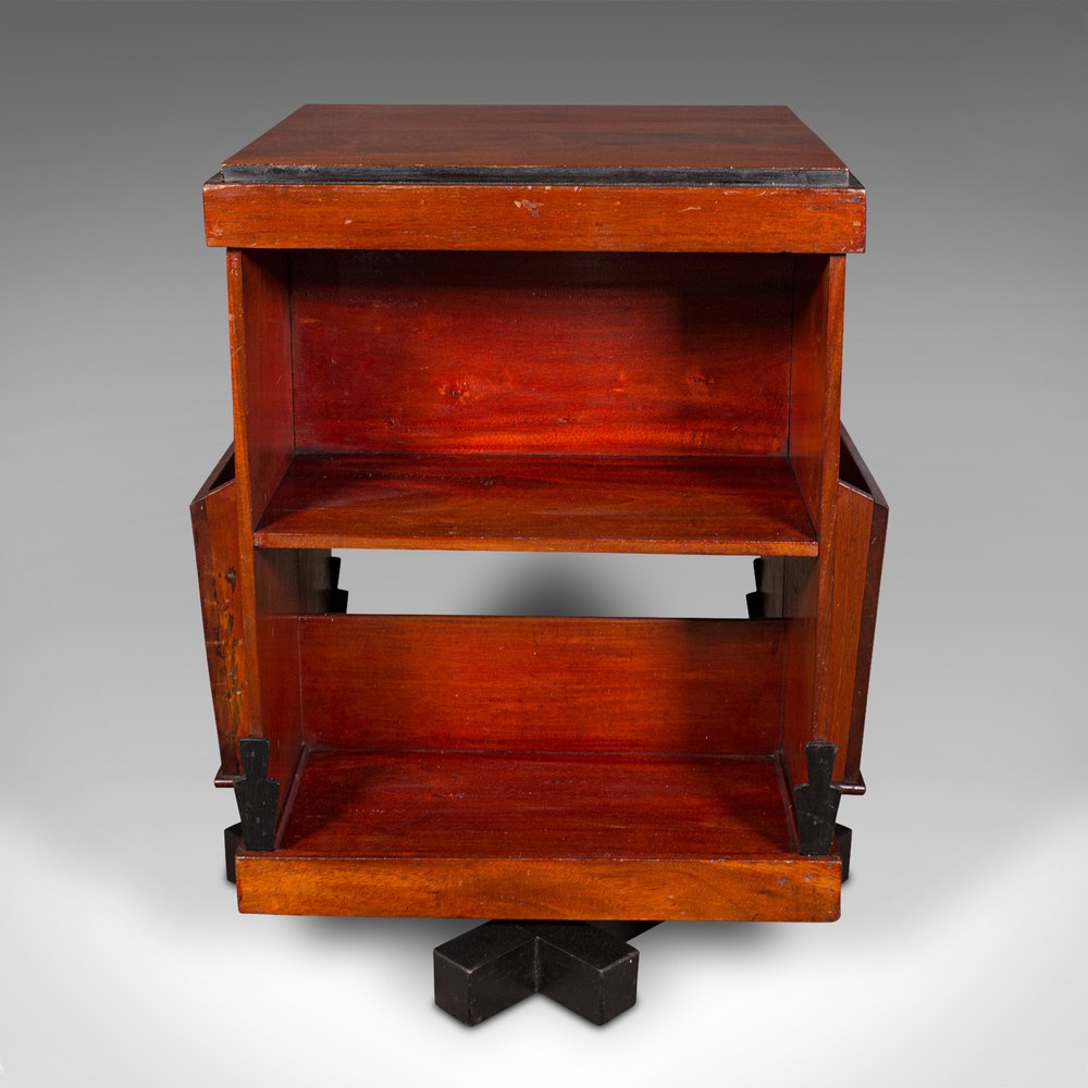 Vintage Rotary Bookcase, English, Rotating, Books - Antiques Atlas