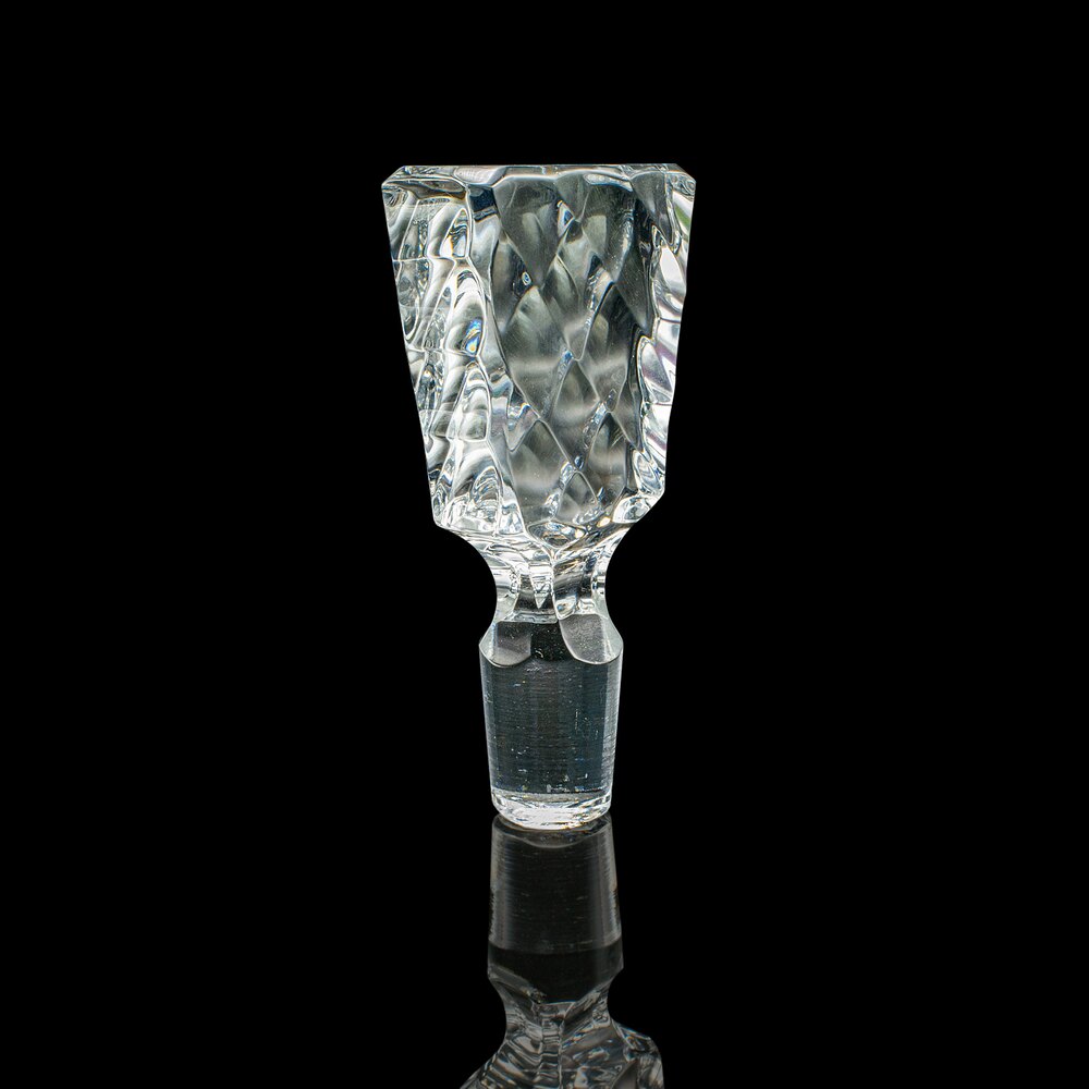 Antiques Atlas - Vintage Sherry Decanter, English Cut Crystal Glass ...