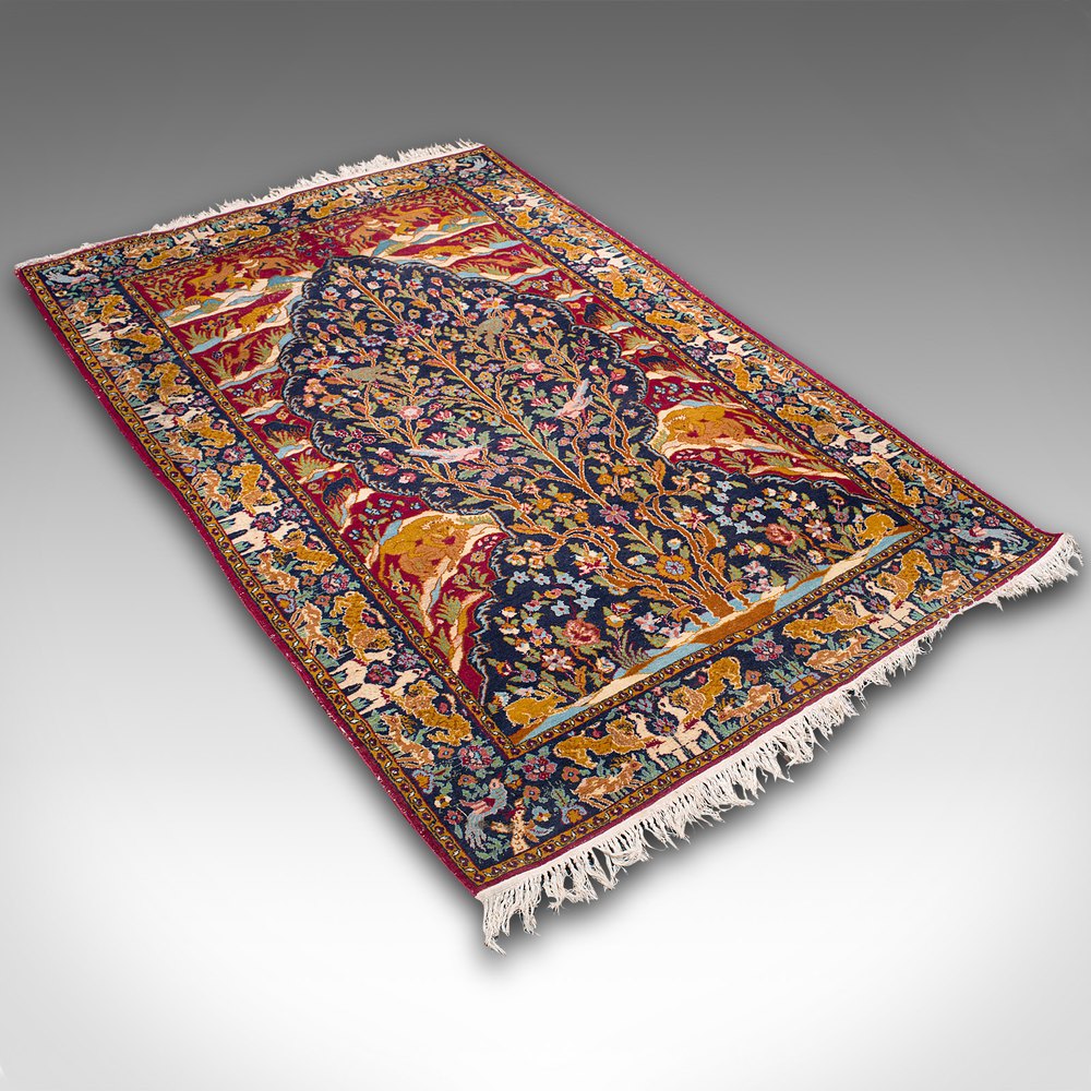 Antiques Atlas - Vintage Tree Of Life Rug, Persian, Decorative