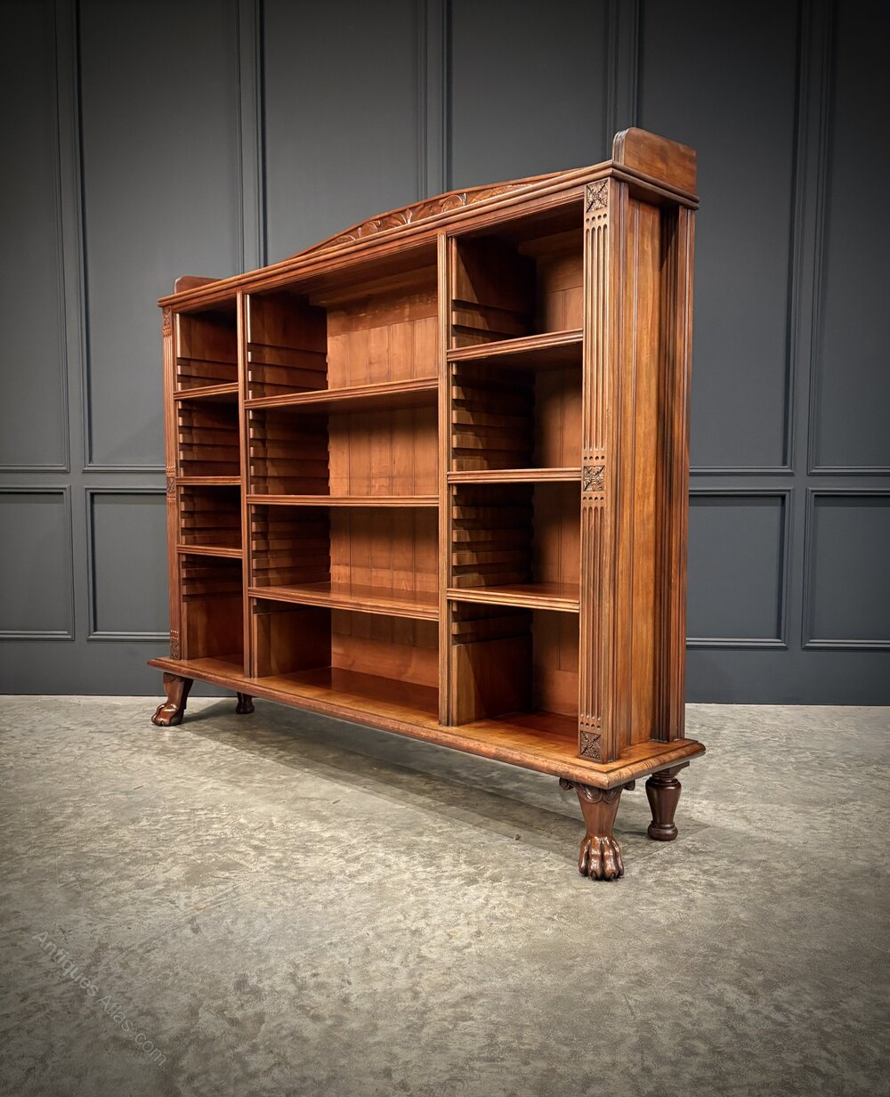 Large Anglo Indian Mahogany Open Bookcase as287a5825 / WYE250304A ...