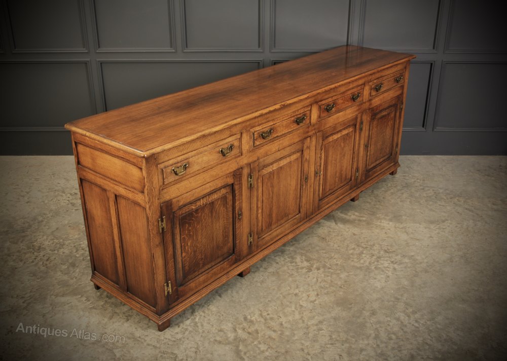 Antiques Atlas - Large Solid Oak Sideboard