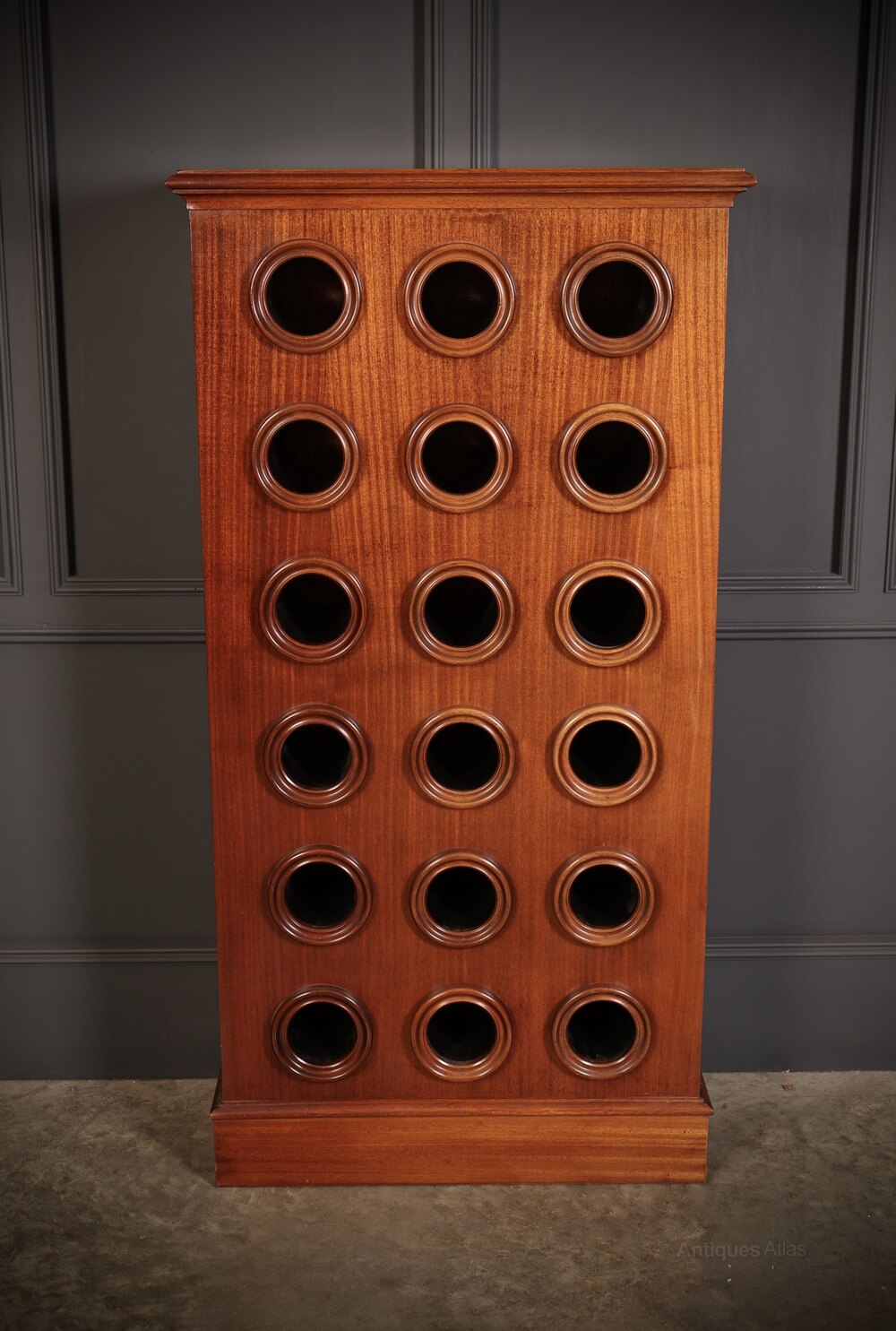 Mahogany Wine Rack as287a5423 / MOE240209H - Antiques Atlas