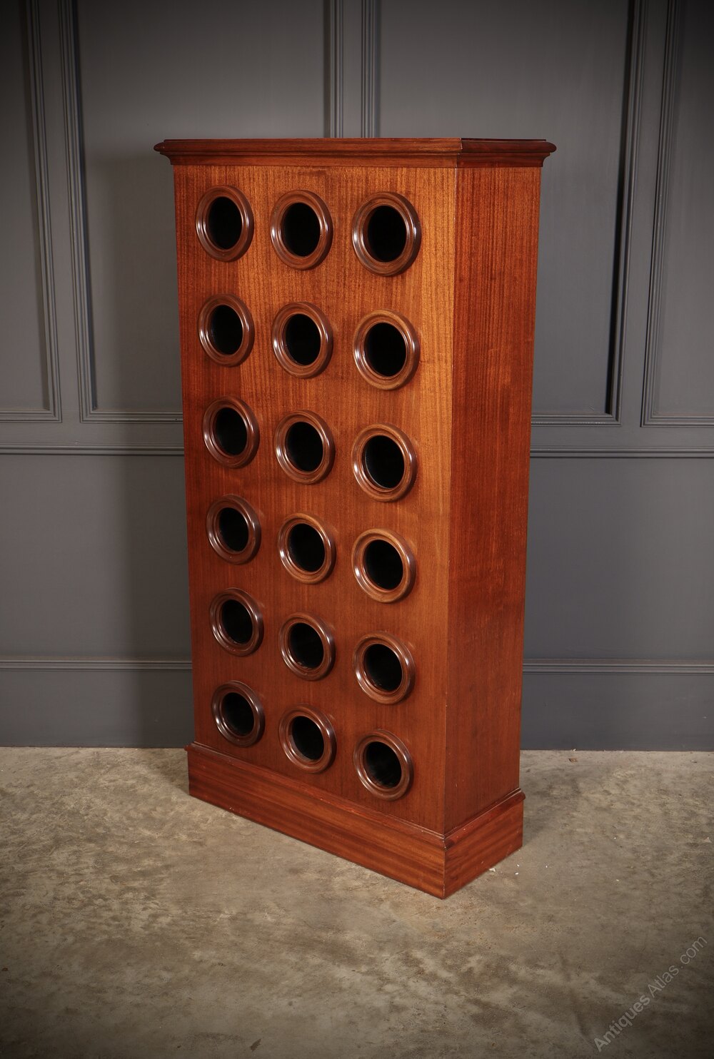 Mahogany Wine Rack as287a5423 / MOE240209H - Antiques Atlas