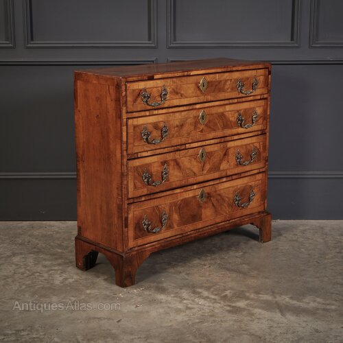 Rare Georgian Walnut Hall Chest as287a5987 / NYE250905A - Antiques Atlas