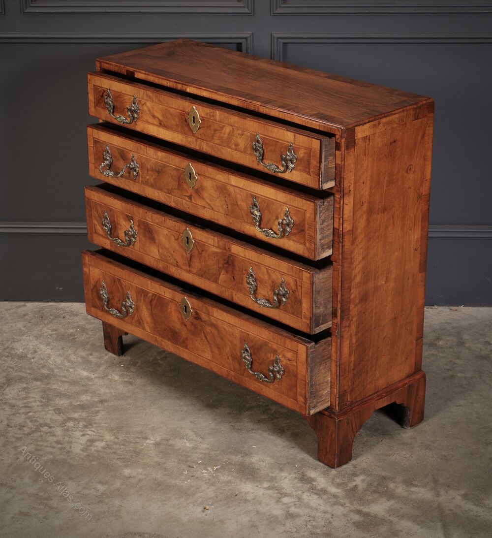 Rare Georgian Walnut Hall Chest as287a5987 / NYE250905A - Antiques Atlas