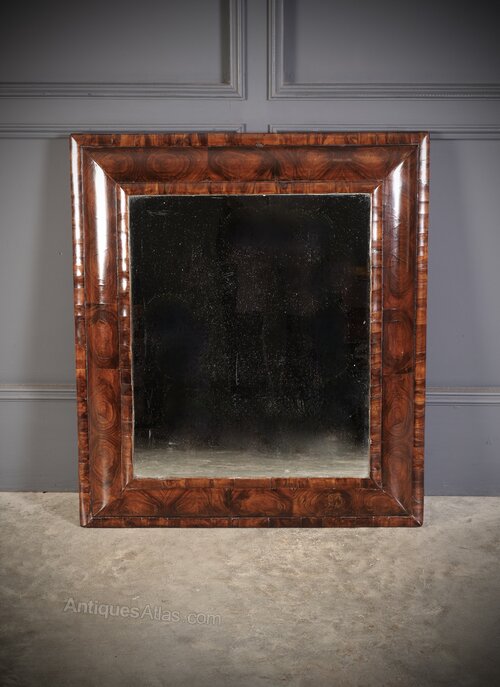 Antiques Atlas - William & Mary Oyster Olive Wood Mirror as287a5818 ...
