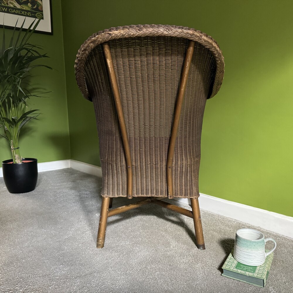 1934 Lloyd Loom Lusty Chair In Original Old Gold as1177a291 / LLV00234 ...