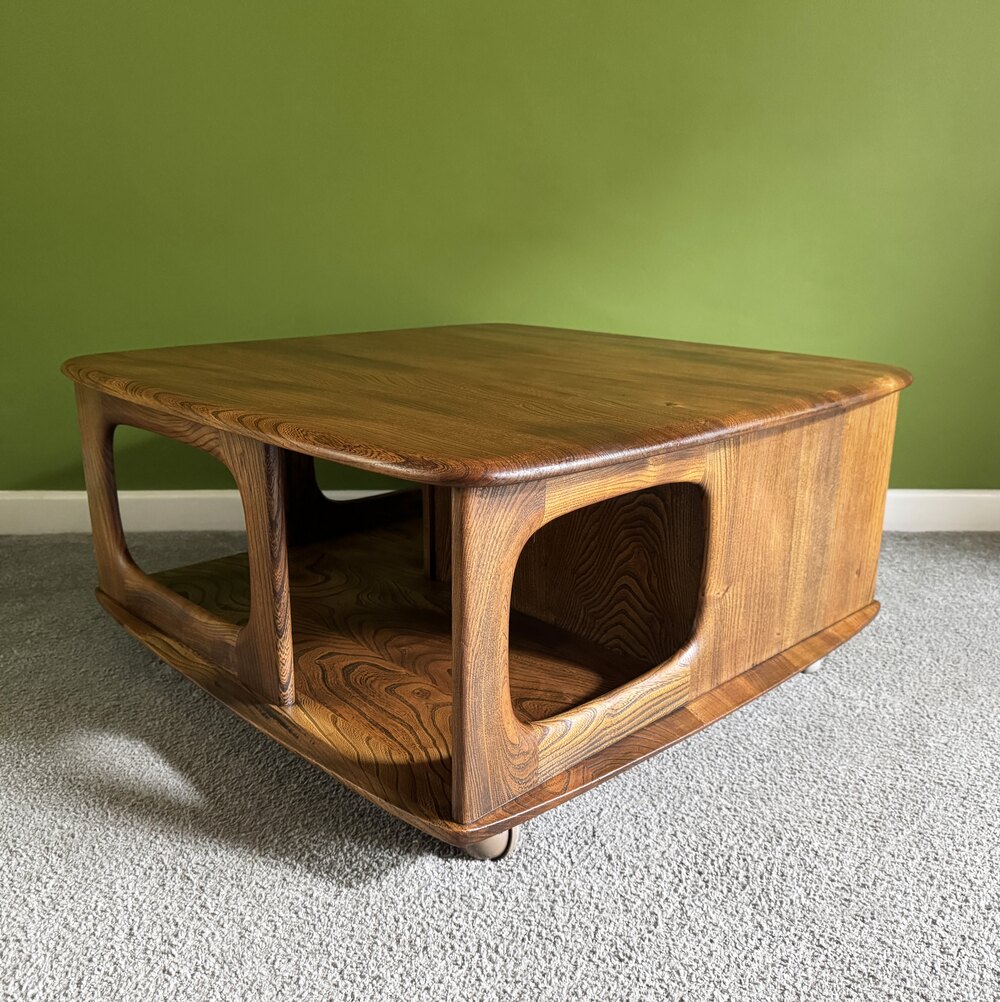 Antiques Atlas - Ercol 'Pandora's Box' Elm Storage Coffee Table ...