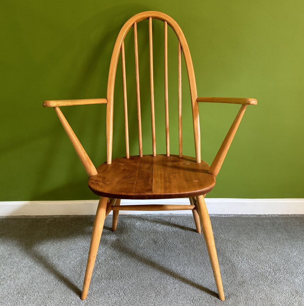 Antiques Atlas - Ercol Quaker Back Windsor Dining Carver Chair ...