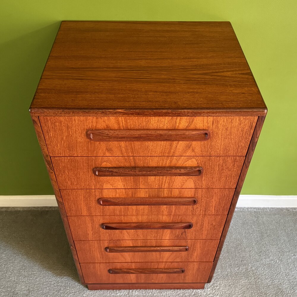 Antiques Atlas - G Plan Fresco Tallboy Chest Of 6 Drawers, 1960s ...