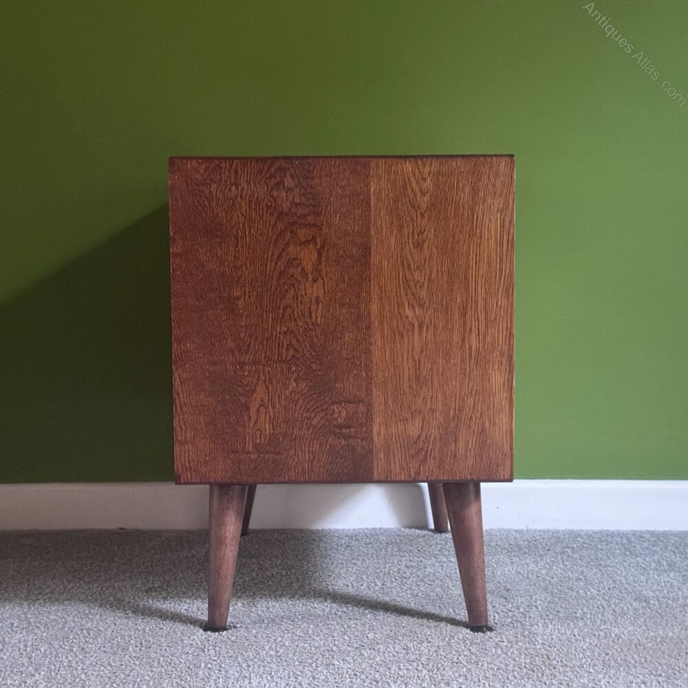 Antiques Atlas - Unix Mid Century Oak Vinyl Record Cabinet as1177a464 ...