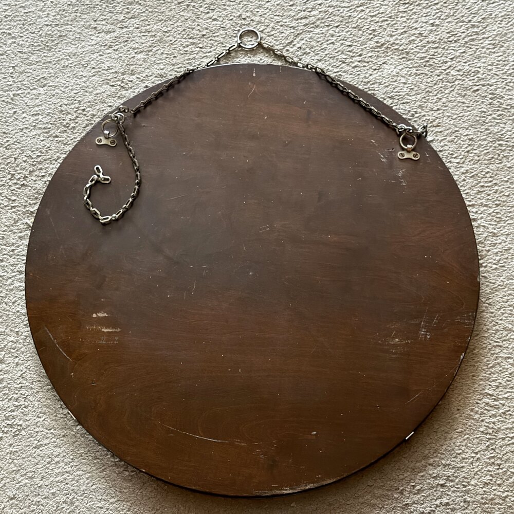 Antiques Atlas - Vintage Round Wall Mirror, Mid Century 1950s/60s ...