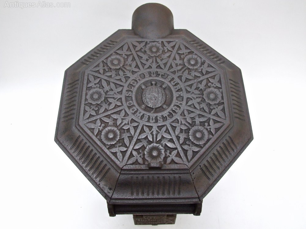 Antiques Atlas - Vintage The Tortoise Cast Iron Wood Burning Stove ...