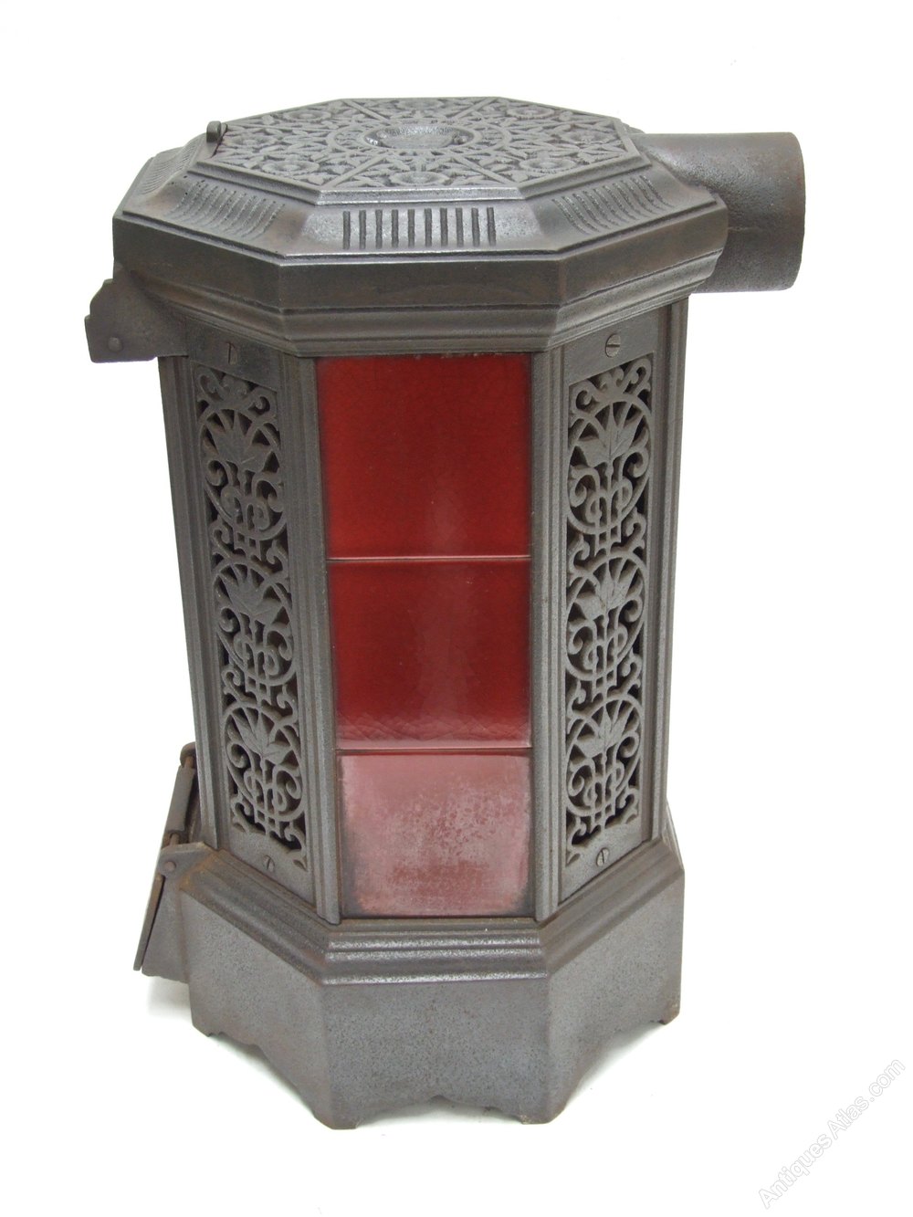 Antiques Atlas - Vintage The Tortoise Cast Iron Wood Burning Stove ...