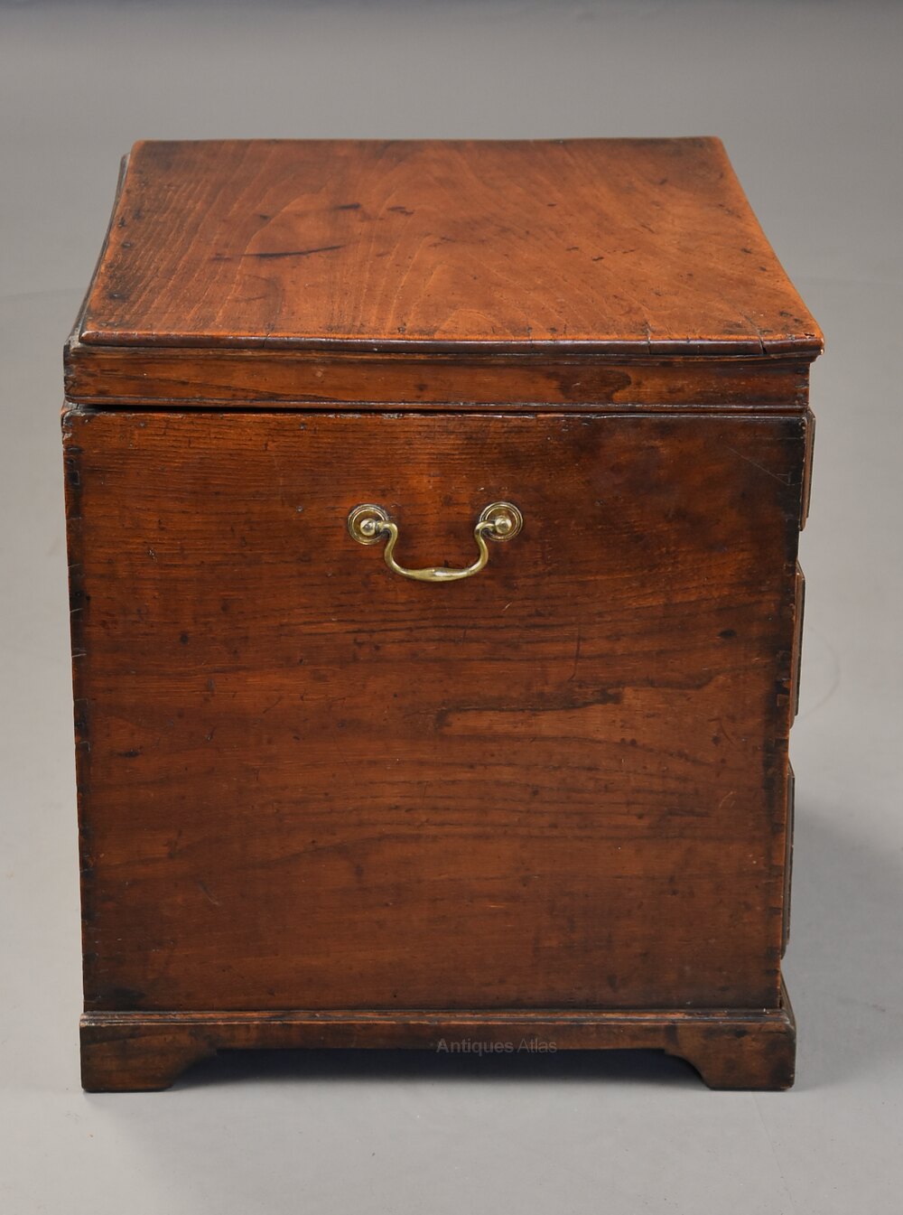 Antiques Atlas - 18thc Elm Box In The Form Of Chest Of Drawers ...
