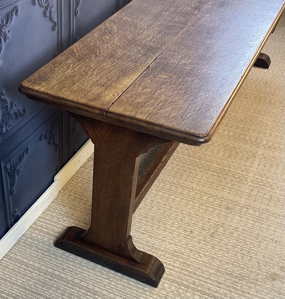 Large Oak Refectory Table - Antiques Atlas