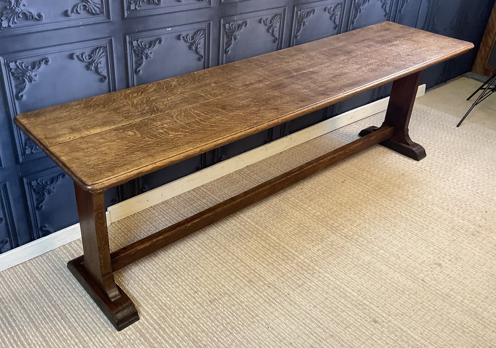 Large Oak Refectory Table - Antiques Atlas