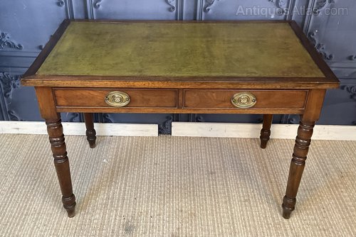 Victorian Mahogany Writing Table - Antiques Atlas