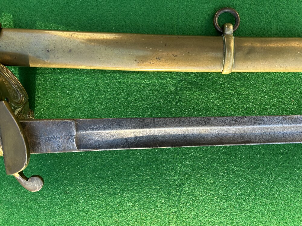 Antiques Atlas - British 1827/46 Naval Officers Sword C/w Scabbard ...