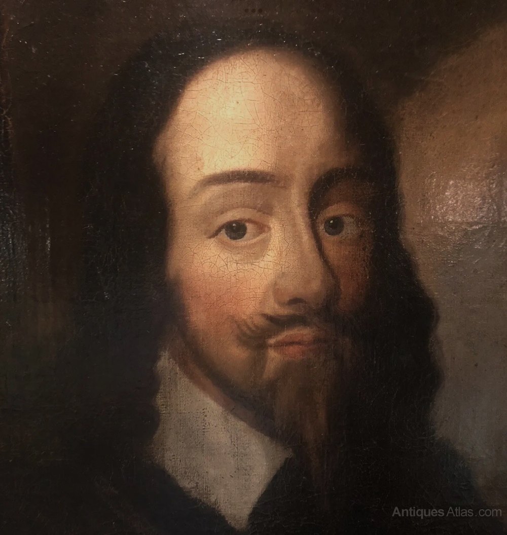 Antiques Atlas - 17thc Oil Portrait King Charles I Theodore Russell