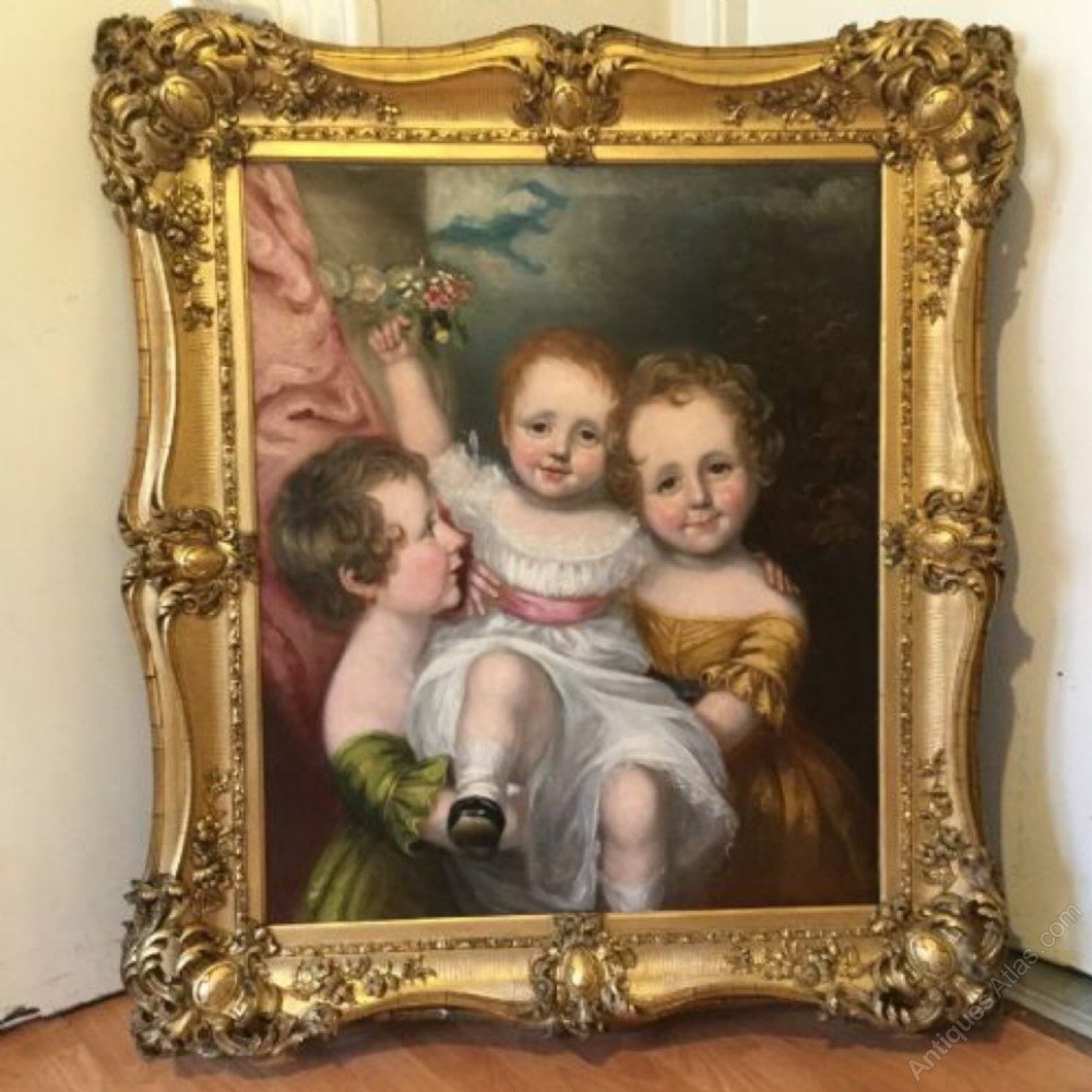Antiques Atlas - The Calmady Children Studio Of Sir Thomas Lawrence