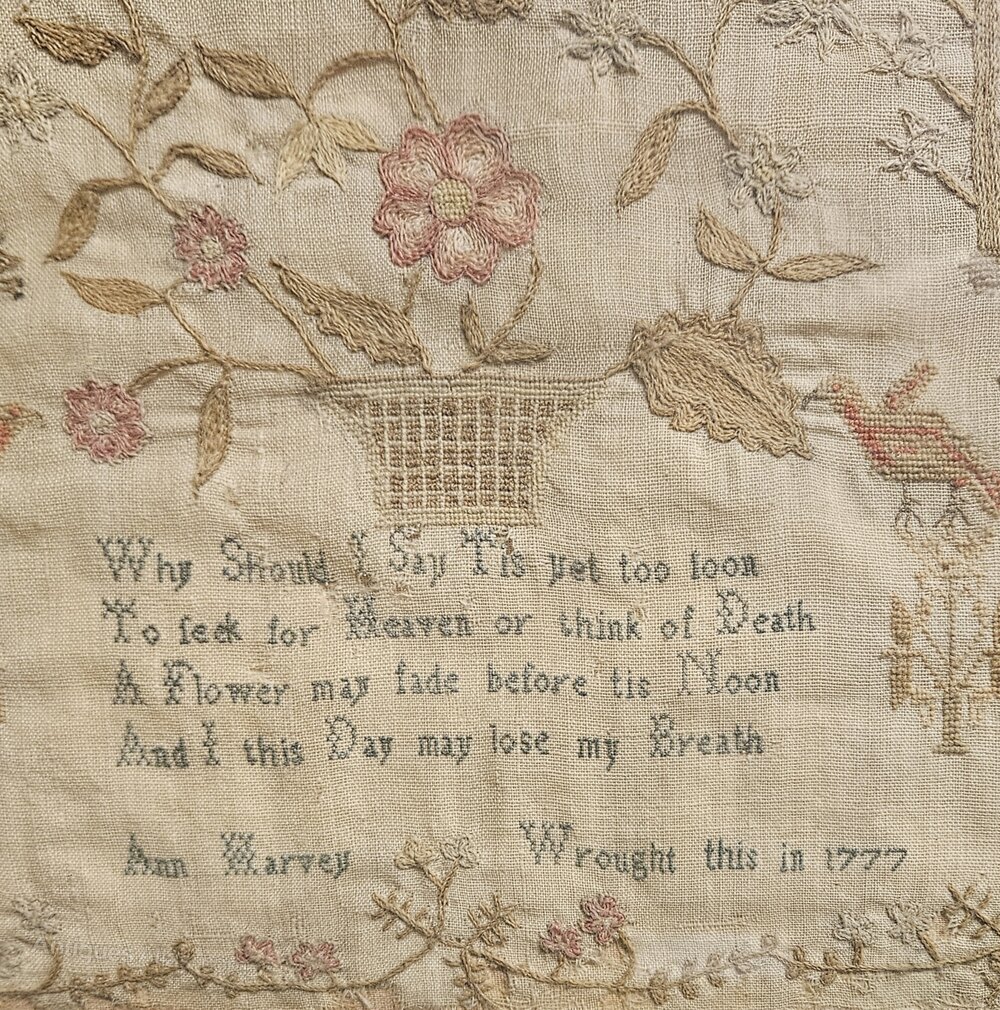 Antiques Atlas - Georgian Needlework Sampler as656a453