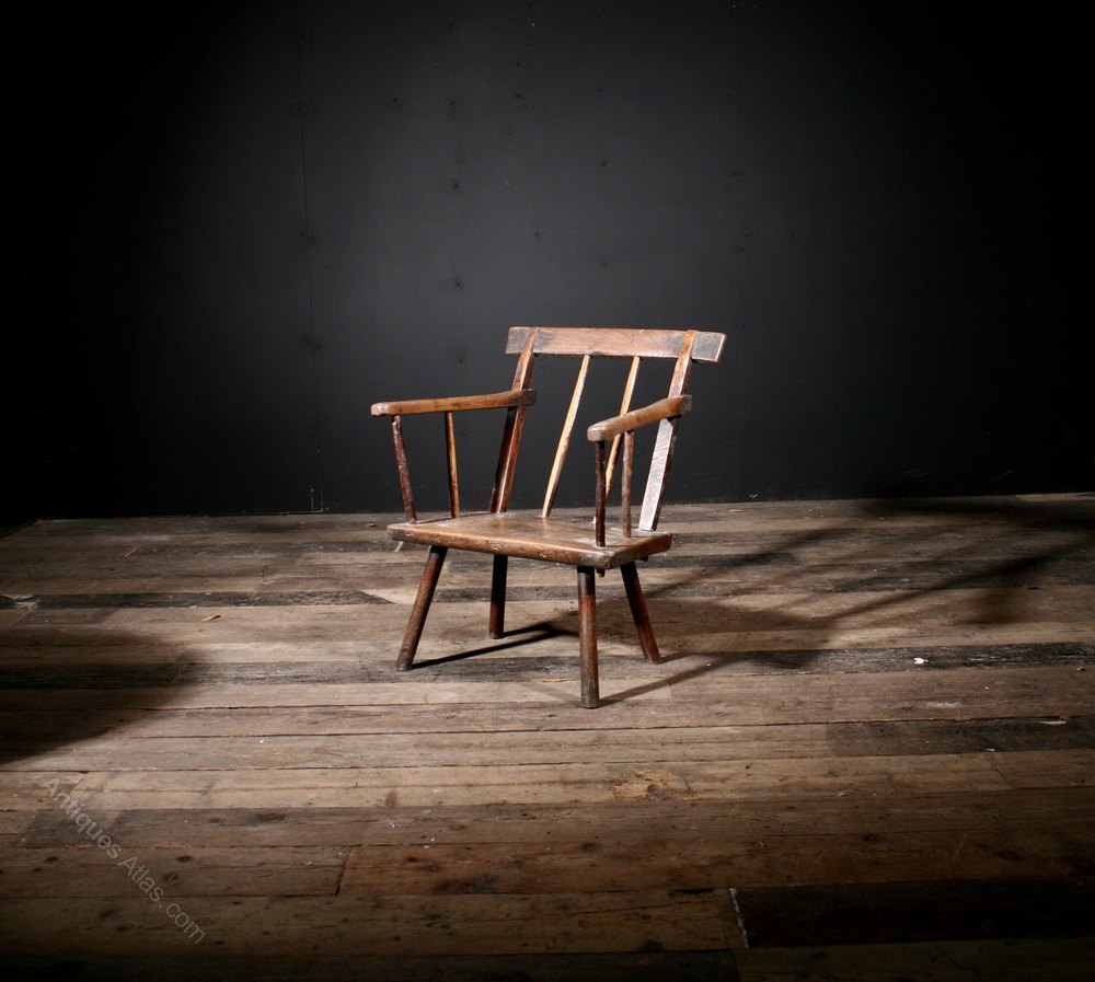 Very Rare Primitive Irish Chair - Antiques Atlas