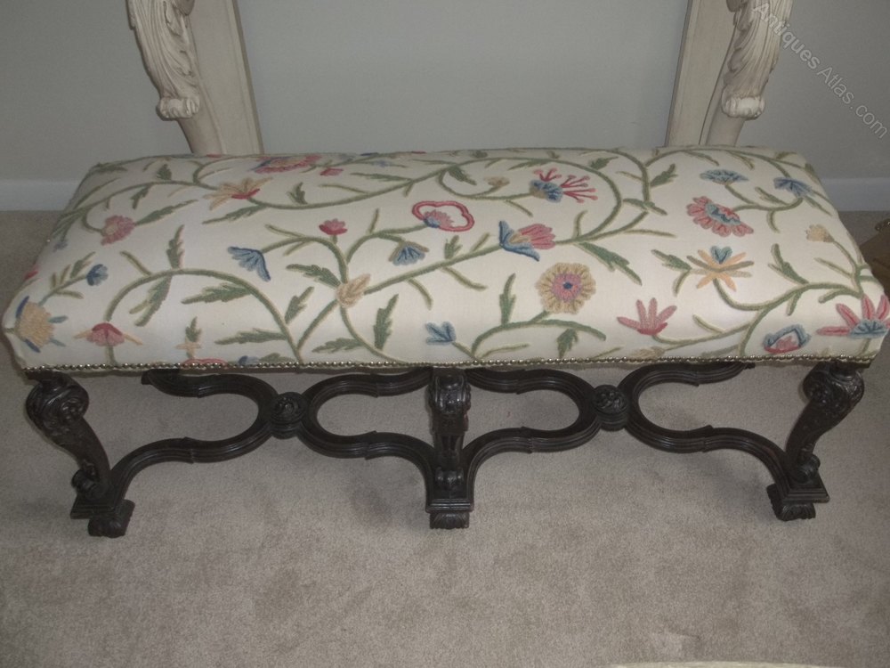 Victorian Long Stool - Antiques Atlas