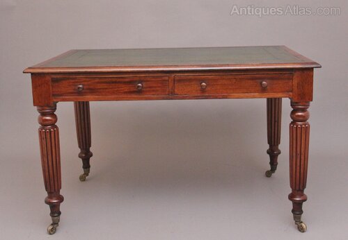 19th Century Antique Mahogany Partners Writing Desk as256a3388 / 3824 ...