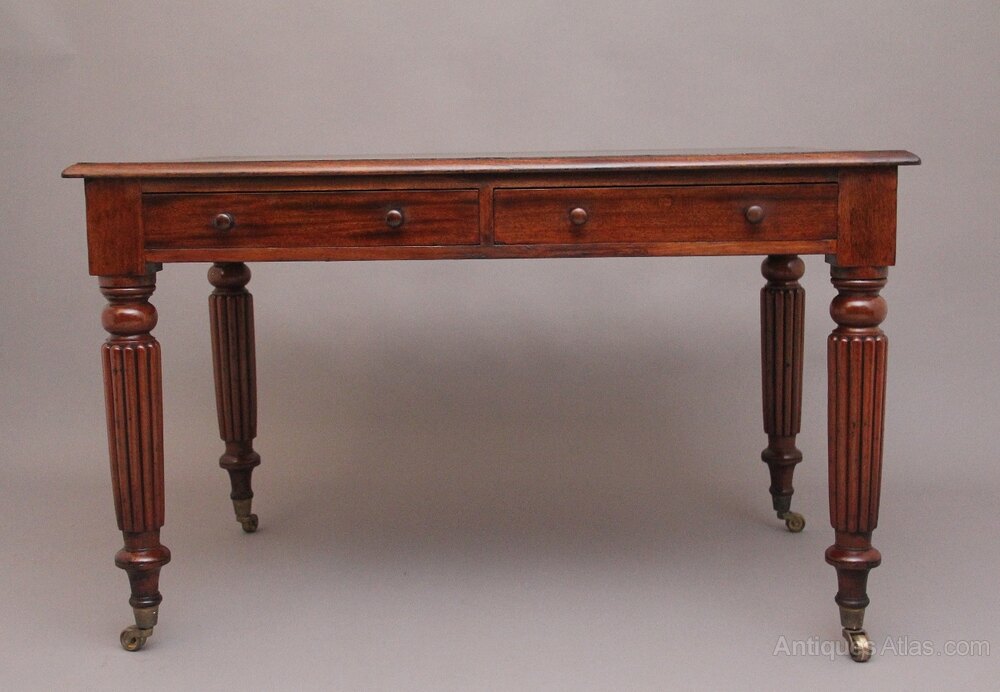 19th Century Antique Mahogany Partners Writing Desk as256a3388 / 3824 ...