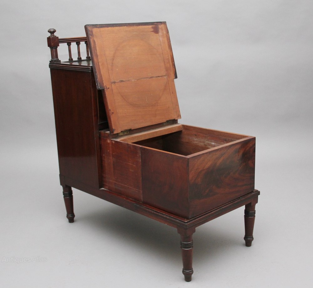 19th Century Mahogany Library Steps - Antiques Atlas