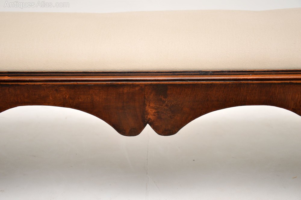 Antique Chippendale Style Long Foot Stool - Antiques Atlas