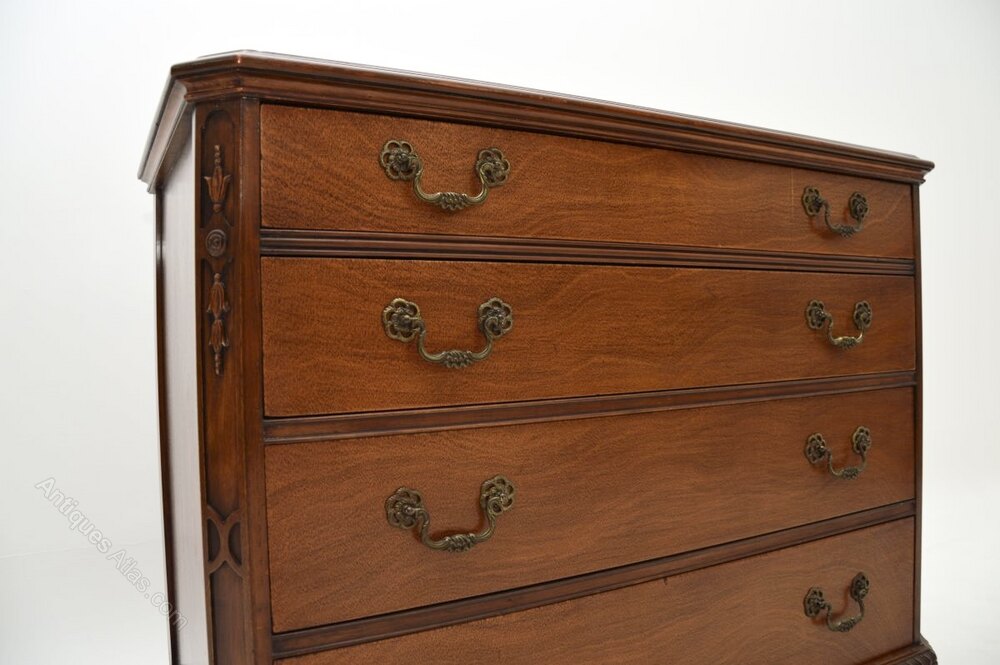 Antique Georgian Style Mahogany Chest Of Drawers as592a14671 / 12889 ...